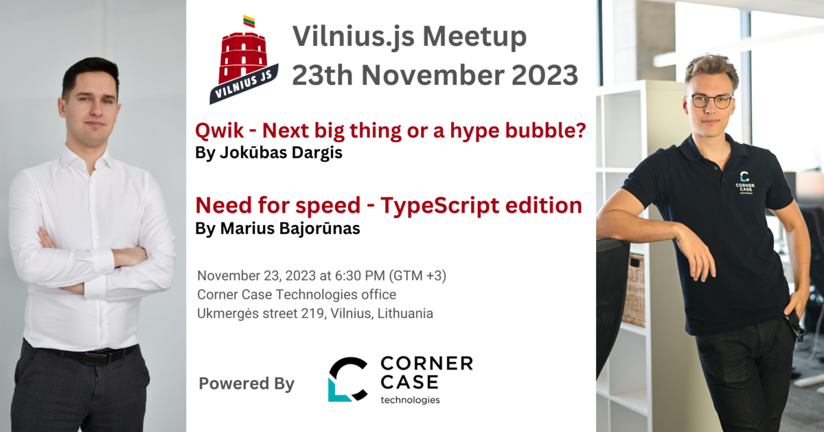 Vilnius.js Meetup November 2023 | Vilnius JavaScript User Group